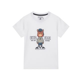 Beverly Hills Polo Club T-Shirt P-SS26B-TS0135 Wei&szlig; Regular Fit