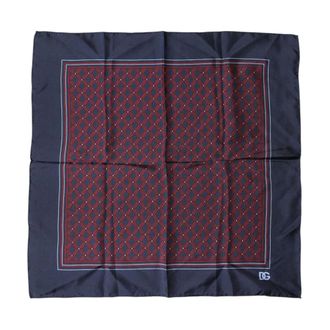 Dolce & Gabbana Foulard Carr&eacute; en Soie Imprim&eacute; - Femme - Accessoires - Multicolore - Taille: ONE Size