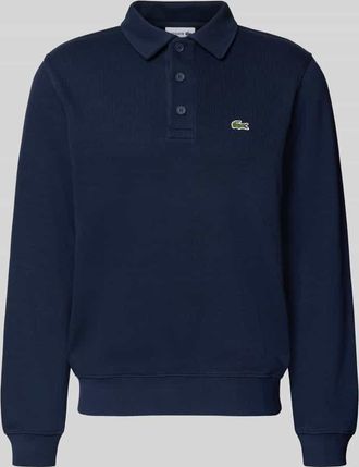 Lacoste Regular Fit Sweatshirt aus reiner Baumwolle