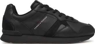 Tommy Hilfiger Sneakers Tommy Hilfiger T Hilfiger Core Lth Runner FM0FM06002 Schwarz