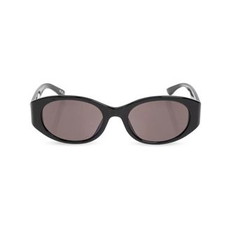 Balenciaga Schwarze Oval Rahmen Sonnenbrille UV-Schutz - - Accessories - Damen - Schwarzk - ONE SIZE