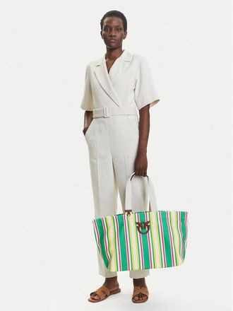 Pinko Handtasche Shopping Bag Extra PE 25 PLTT 104754 A2G5 Gr&uuml;n