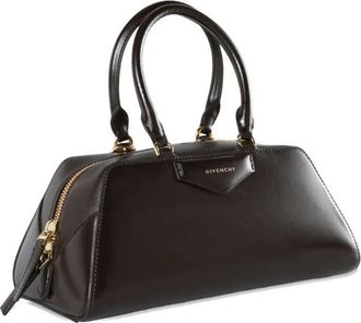 Givenchy Hobo Bags - Elongated Chocolate Brown Handbag - Gr. unisize - in Schwarz - f&uuml;r Damen