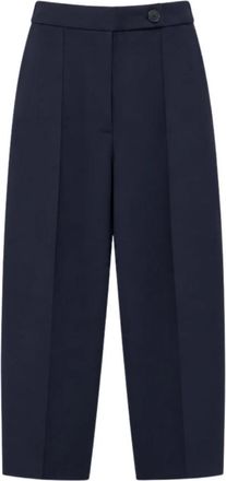 Liviana Conti Straight Leg Hose - - Trousers - Damen - Blau - S