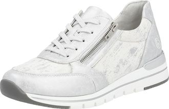 Remonte Damen R6700 Sneaker, Ice/Weiss-Silber / 91, 41 EU