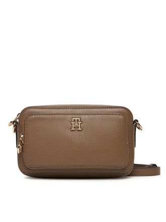 Tommy Hilfiger Handtasche Th Icon Camera Bag AW0AW18120 Braun