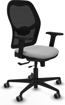 Piqueras y Crespo Chorquera Stuhl mit 2D-Armlehnen, h&ouml;henverstellbare Lendenwirbelst&uuml;tze, ausgestattet mit Syncro/Traslack und eingespritztem Schaum. Mit Rollen von 65 