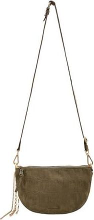 Fredsbruder Cuir sac à épaule bandoulière Velvet Wild Crossbag Khaki olive