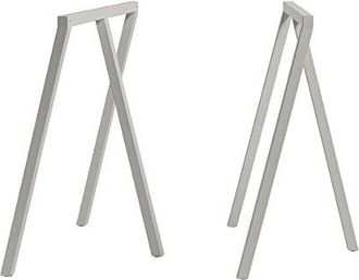HAY Tischböcke, Stahl, grau, Höhe: 72 cm, Tiefe: 37 cm, Länge: 64,5 cm 101653