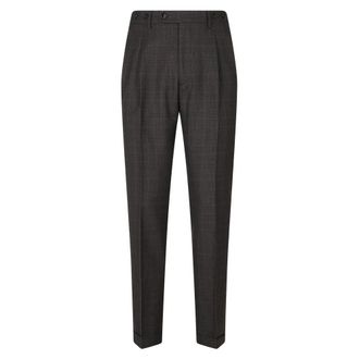 Berwich Pantalon Barber Long - Homme - Pantalons - Brun - Taille: M