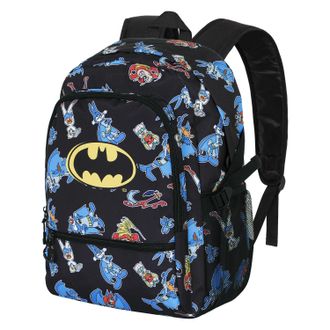 Looney Tunes Looney Tunes Batman Tunes-FAN Fight Rucksack 2.0, Schwarz