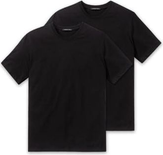 Schiesser Maillot de corps Homme - 008150-000, Noir (000 Schwarz), FR : Medium (Taille fabricant : 5)