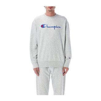 Champion Reverse Weave Crewneck Sweatshirt - - Sweatshirts & Hoodies - Herren - Grau - M