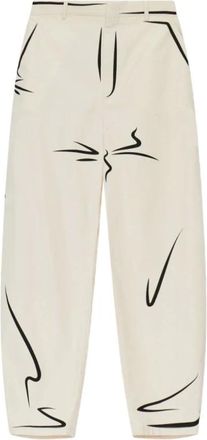 Moschino Femme, Pantalons, Beige, Taille: 40 FR Straight Pantalons