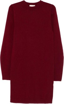 iBlues Femme, Robes, Rouge, Taille: 38 FR Pelota Knit Dress