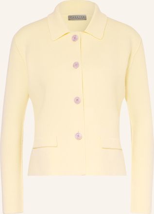 Lunaria Cashmere Lunaria Cashmere Strickjacke Aus Cashmere gelb