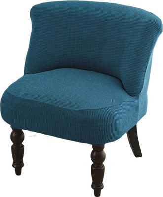 Generic Stretch Bezug F&uuml;r St&uuml;hle Ohne Armlehnen, Jacquard Stoff Spannbezug Waschbar Mit Rutschsicherung, Hunde Freundlicher M&ouml;belschutz F&uuml;r Sessel, Wohnzimmer