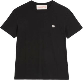 Valentino Garavani t-shirt à patch VLogo - Noir
