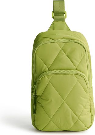 Vera Bradley Federleichter Lorman Sling Rucksack, Spinatgrün, Einheitsgröße