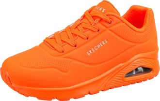 Skechers Damen Uno Night Shades Sneaker, Orange, 40 EU