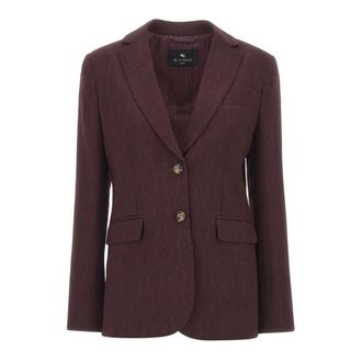 Etro Femme, Vestes, Rouge, Taille: 38 FR Etro Vestes Rouge