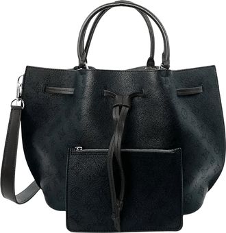 Louis Vuitton Crossbody Bags - Louis Vuitton Girolata Mahina leather black M54402 - Gr. unisize - in Schwarz - für Damen