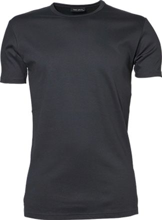Tee Jays TJ520 Mens Interlock Bodyfit T-Shirt, Farbe:Dark Grey (Solid);Gr&ouml;&szlig;en:3XL 3XL,Dark Grey (Solid)