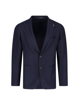 Tagliatore Single-Breasted Virgin Wool Blazer
