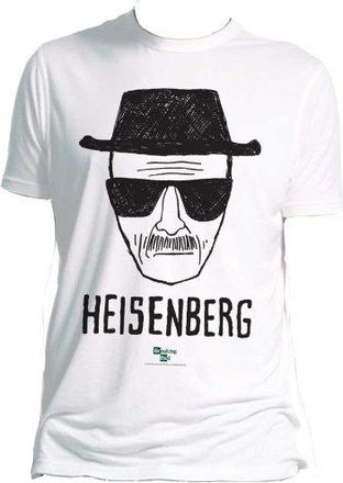 Breaking Bad T-shirt Homme Heisenberg - Blanc (White) - Medium