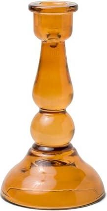 Paddywax Großer kegelförmiger Glashalter - bernsteinfarben