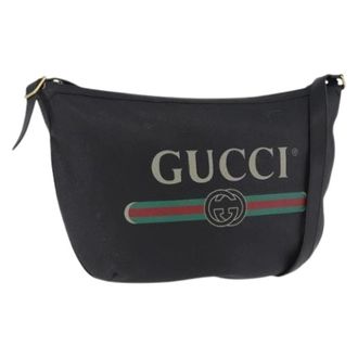 Gucci Sac bandouli&egrave;re vintage doccasion - Femme - Pre-owned - Noir - Taille: ONE Size