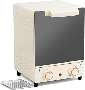 Generic Mini Four De Comptoir 15 L, Grille-pain Multifonction Avec Plaque De Cuisson, Temp&eacute;rature R&eacute;glable De 70 &agrave; 250 &deg;, Minuterie De 60 Minutes, Pour La Cui