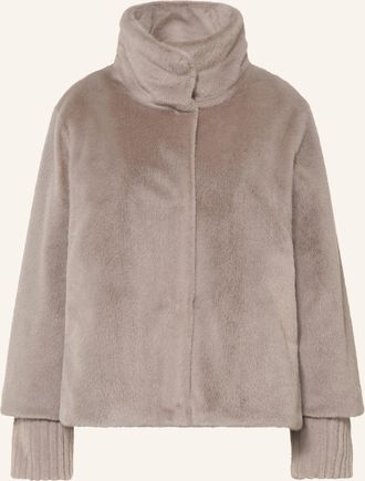 Lilienfels Lilienfels Kunstfell-Jacke beige