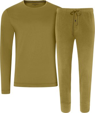 Jockey Herren Night and Day Long Pyjama, Marsh, 2XL