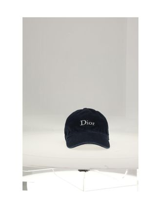 Dior 693C913A3176 Dior Logo Baseball Cap - Navy