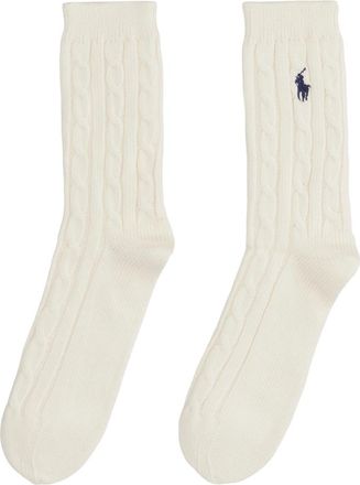 Ralph Lauren Cable-knit Cotton Socks