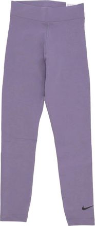 Nike Klassische Leggings mit hoher Taille Daybreak/Schwarz - - Sport - Damen - Lila - M