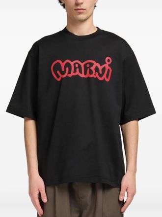Marni t-shirt en jersey - Noir