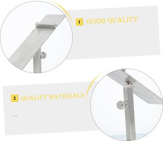 Aboofan Schuhständer Aus Edelstahl Einfacher Schuhständer Metallständer Muster-schuhständer Schuh Display Halterung Perfekter Bogen Stilvoll Und Einzigartig