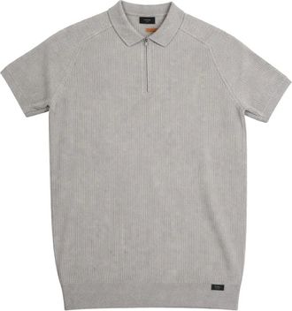 Genti Homme, Tops, Gris, Taille: L Polo Zip