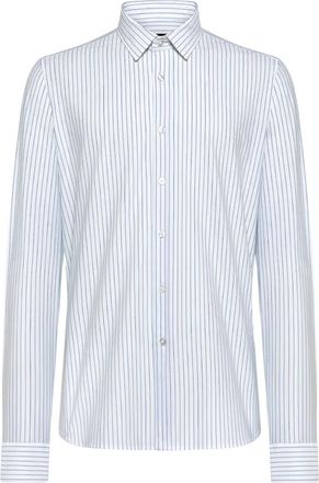 Roberto Ricci Design Rrd, Homme, Chemises, Bleu, Taille: 3XL Oxford Jacquard Open Shirt