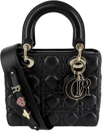 Dior Pre-owned Lady Dior Handtasche - - Pre-owned - Damen - Schwarzk - ONE SIZE