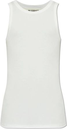 Misbhv Misbhv, Homme, Tops, Blanc, Taille: XS Haut c&ocirc;tel&eacute;