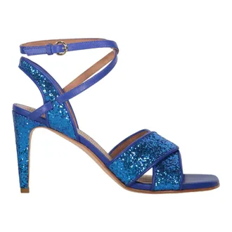 Red Valentino Femme, Chaussures, Bleu, Taille: 36 EU Sandales &eacute;l&eacute;gantes &agrave; talon haut