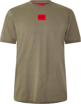 HUGO BOSS Hugo - Diragolino T-Shirt f&uuml;r Herren (Mittelgrau)