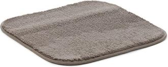 Gözze Premium Rutschfester Badteppich, RIO, 100% Microfaser, 50 x 45 cm - Taupe