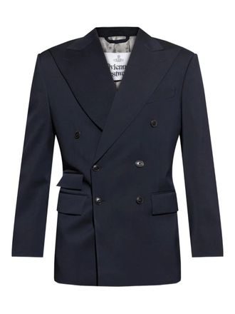 Vivienne Westwood blazer &agrave; boutonni&egrave;re crois&eacute;e - Bleu