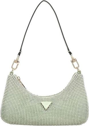 Guess Femme, Sacs, Vert, Taille: ONE Size Zalina Top Zip Shoulder Bag
