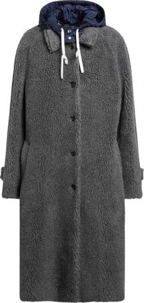 Miu Miu Einreihiger Fleece-Mantel - - Jackets - Damen - Grau - XS