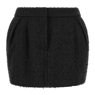 Magda Butrym Skirt 14 Mini Rock - - Skirts - Damen - Schwarzk - 2XS